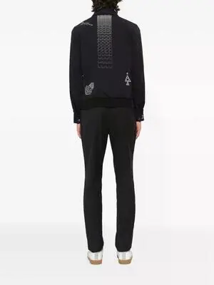 LANVIN Arrow Embroidered Shirt Jacket