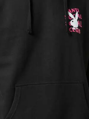 Anti Social Social Club X Playboy Remix Hoodie - Black | Editorialist