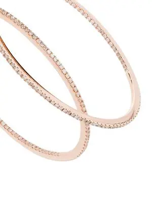 DANA REBECCA DESIGNS 14kt Diamond Hoop Earrings
