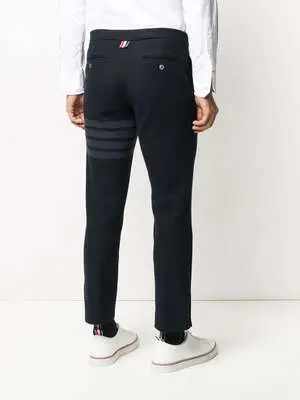 Thom Browne 4-bar Slim-fit Tonal Trousers - Blue