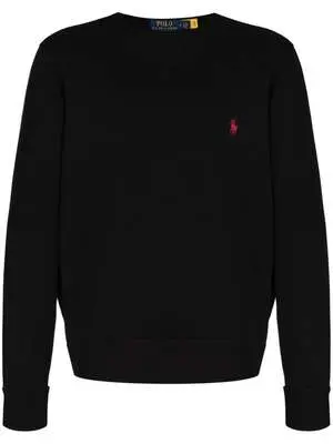 Polo Ralph Lauren Logo-embroidered Sweatshirt - Black