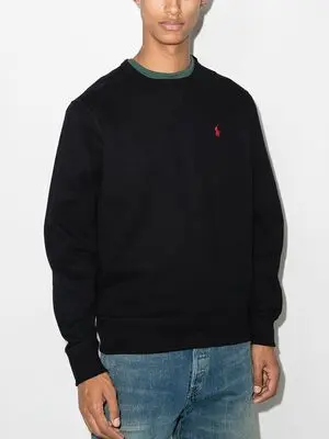 Polo Ralph Lauren Logo-embroidered Sweatshirt - Black