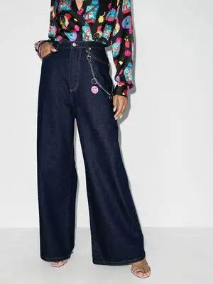 Natasha Zinko High-rise Wide-leg Jeans