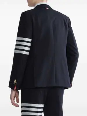 Thom Browne 4-bar Stripe Single-breasted Blazer - Blue