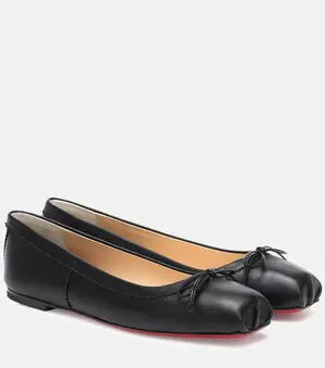 CHRISTIAN LOUBOUTIN Mamadrague Ballet Flats - Black