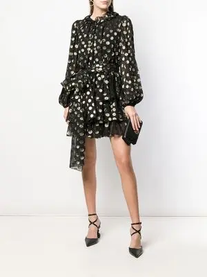 Dolce & Gabbana Polka-dot Tiered Dress