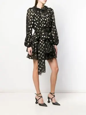 Dolce & Gabbana Polka-dot Tiered Dress