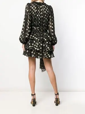 Dolce & Gabbana Polka-dot Tiered Dress