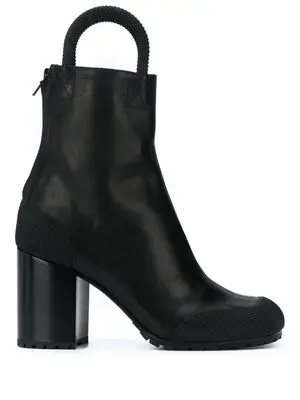 Random Identities Top Handle Ankle Boots