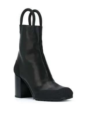 Random Identities Top Handle Ankle Boots