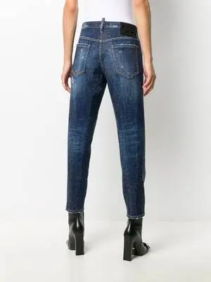 Dsquared2 Studded Cropped Jeans