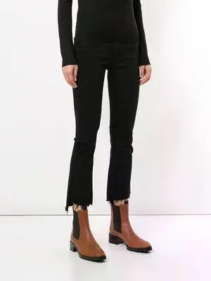 MOTHER Cropped Slim-fit Jeans