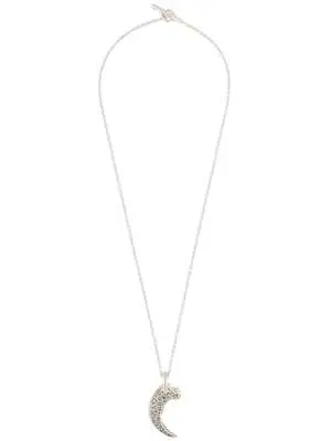 PARTS OF FOUR Bear Claw Diamond Pendant Necklace - Silver