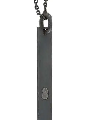 PARTS OF FOUR Plate Pendant Necklace - Grey