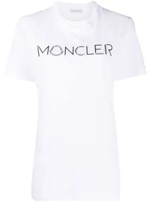 Moncler Logo Appliqué Cotton T-shirt