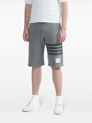 Thom Browne Striped Track Shorts - Grey