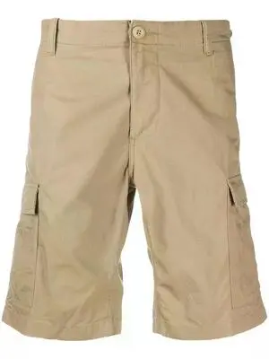 Carhartt Work In Progress Side Logo Patch Shorts - Neutrals