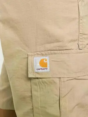 Carhartt Work In Progress Side Logo Patch Shorts - Neutrals