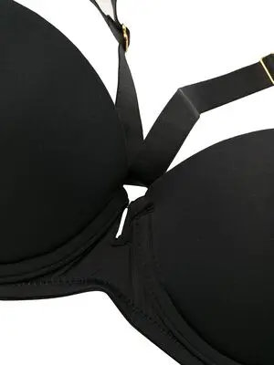 MAISON CLOSE Strap-embellished Padded Bra