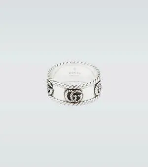 Gucci Double G Sterling Ring - Silver