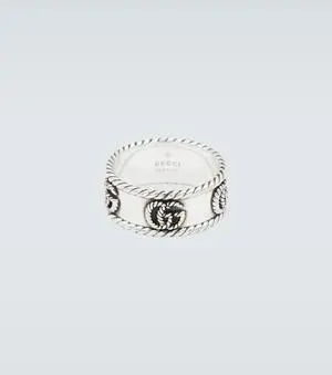 Gucci Double G Sterling Ring - Silver