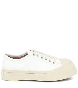 Marni Pablo Leather Sneakers - White