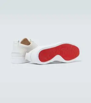 CHRISTIAN LOUBOUTIN Rantulow Leather Sneakers - White