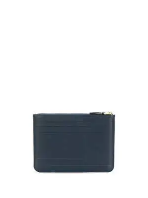 Comme Des Garçons Line Pattern Pouch - Blue