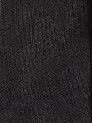 Prada Pointed Satin Tie - Black