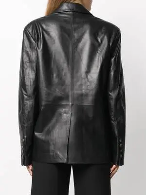 Loulou De Saison Double-breasted Lambskin Jacket