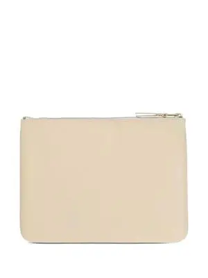 Comme Des Garçons Logo-print Leather Pouch