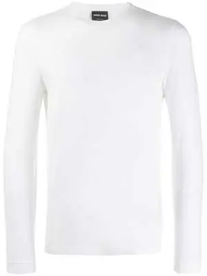 Giorgio Armani Longsleeved T-shirt - White