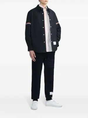 Thom Browne 4-bar Loopback Track Pants - Blue