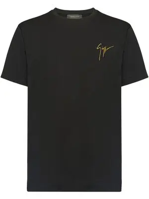 GIUSEPPE ZANOTTI Lr-01 Cotton T-shirt - Black