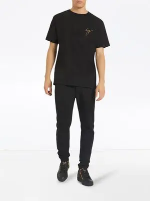 GIUSEPPE ZANOTTI Lr-01 Cotton T-shirt - Black