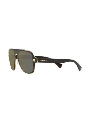 Versace Medusa Plaque Sunglasses