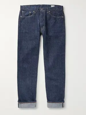 ORSLOW 107 Slim-fit Selvedge Denim Jeans - Blue