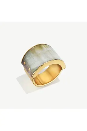 SOKO Sana Horn Band Ring - Natural