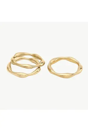 SOKO Moto Stacking Rings - Gold