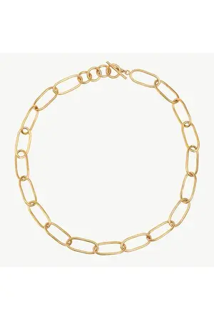 SOKO Ellipse Link Collar Necklace - Gold