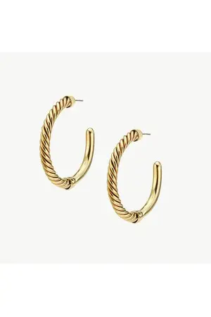 SOKO Uzi Hoop Earrings - Gold