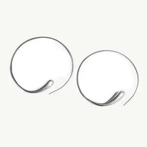 SOKO Dash Hoop Earrings Silver