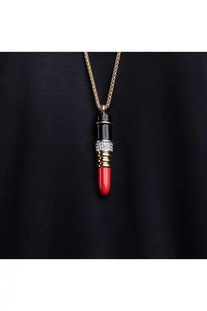 KENNETH JAY LANE Lipstick Pendant
