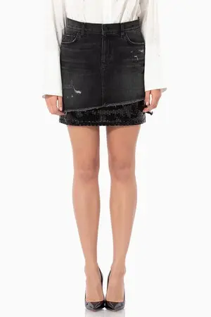SIWY Bliss Skirt With Metallic Insert