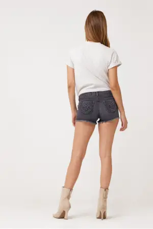 SIWY Camilla Denim Shorts - Black
