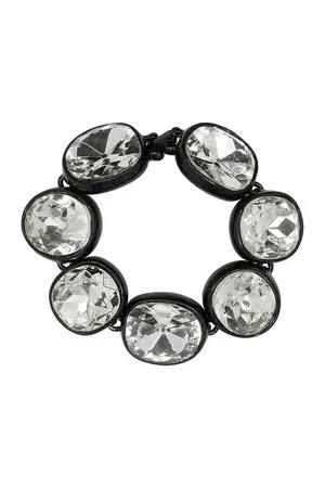 KENNETH JAY LANE Crystal Headlight Bracelet - Black