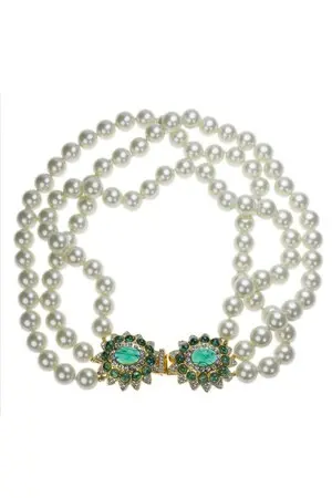 Kenneth Jay Lane Emerald Necklaces