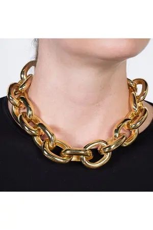 KENNETH JAY LANE Link Necklace - Gold