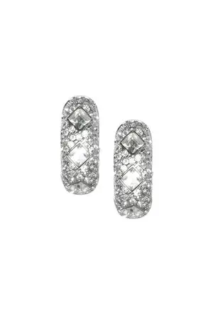 KENNETH JAY LANE Crystal Clip-on Earrings - Red