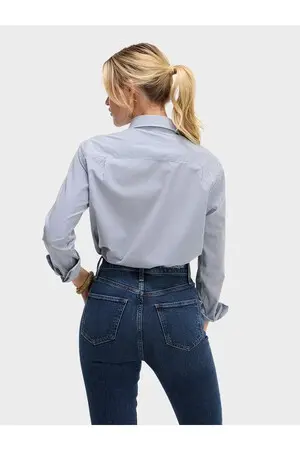 SARAH ALEXANDRA Weekend Mini Polkadot Poplin Shirt